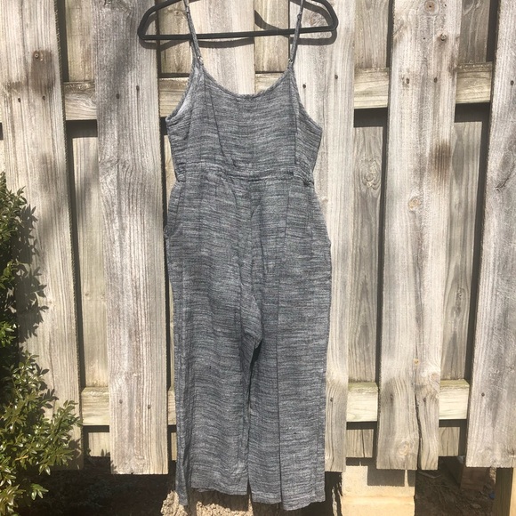 entro | Pants & Jumpsuits | Entro Cotton Cropped Pants Romper With ...